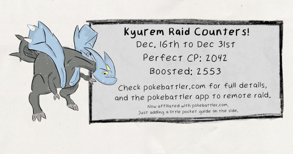 Dec 4th to Dec 13th Raid Guides - Pokemon GO Pokebattler